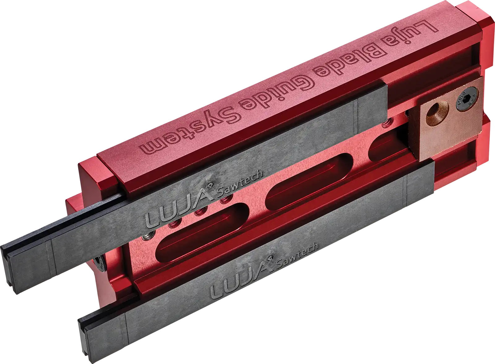 Luja Blade Guide System™ - LUJA Sawtech A/S